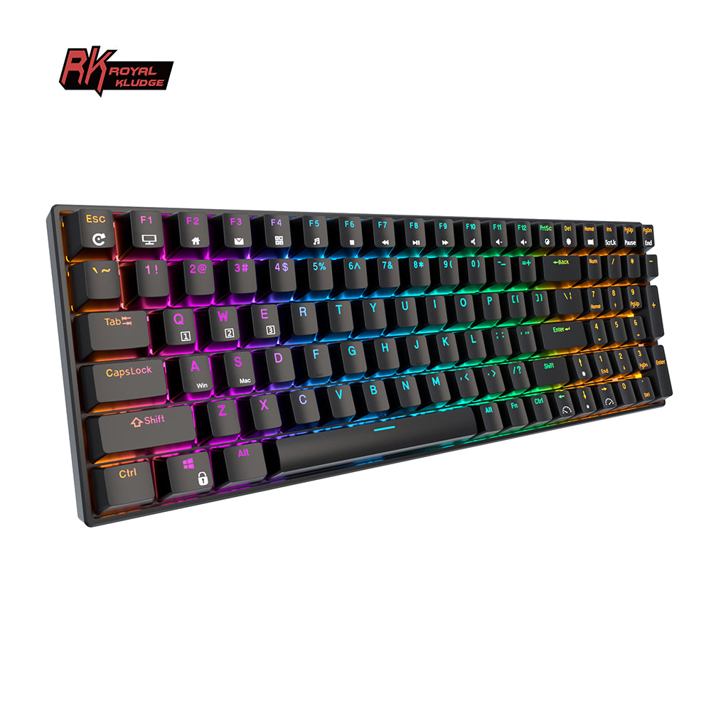 Royal Kludge RK100 Tri Mode - Mechanisch RGB Gaming Toetsenbord - Bedr ...