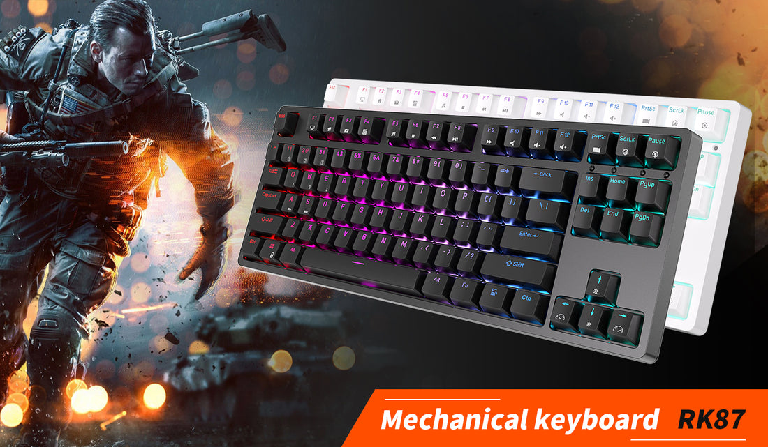Royal Kludge RK87 TRI-Mode - Mechanisch RGB Gaming Toetsenbord ...